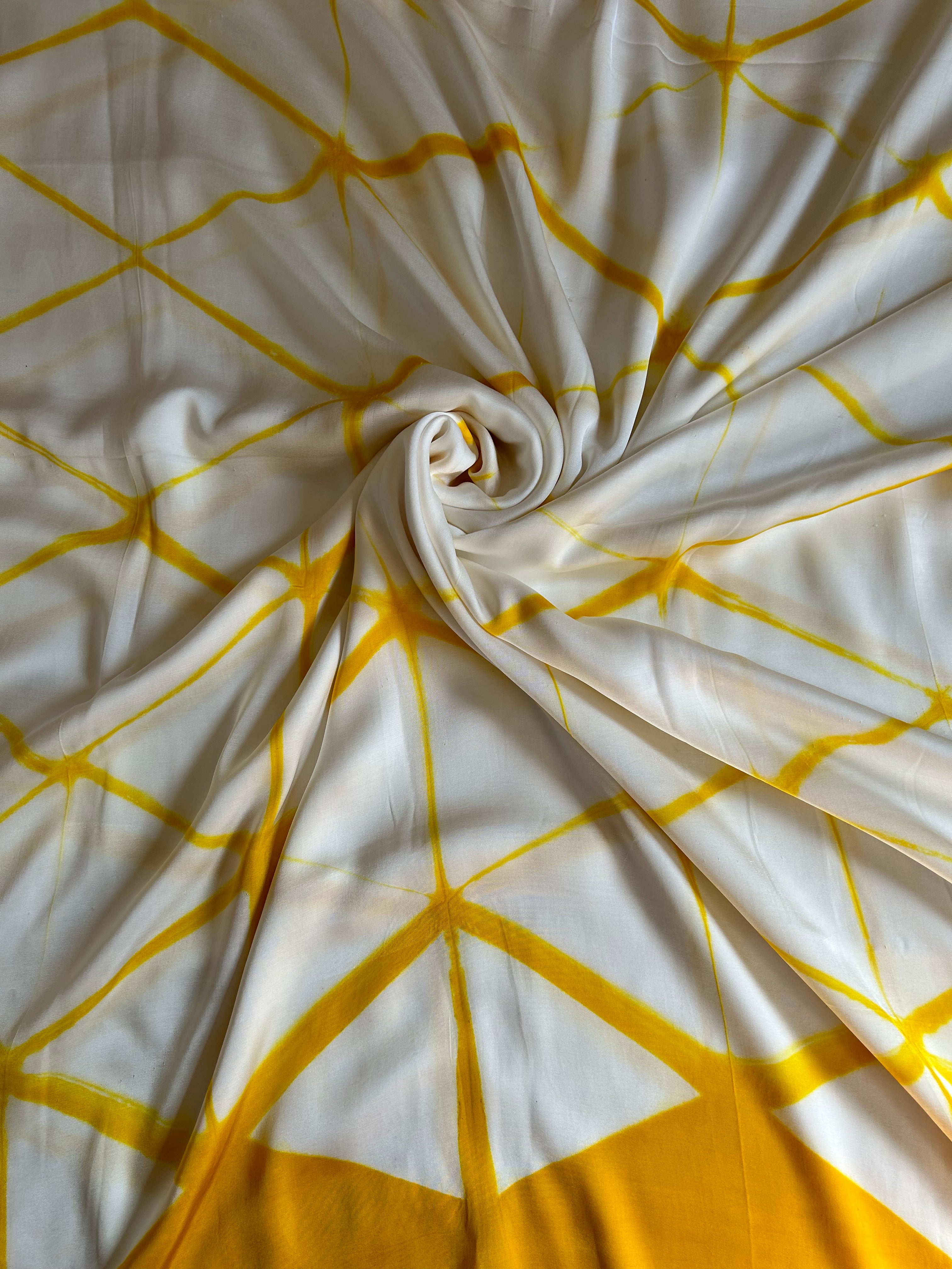 CLARA- Hand made CLAMP Modal Silk Fabric – MYPOSHAAKH
