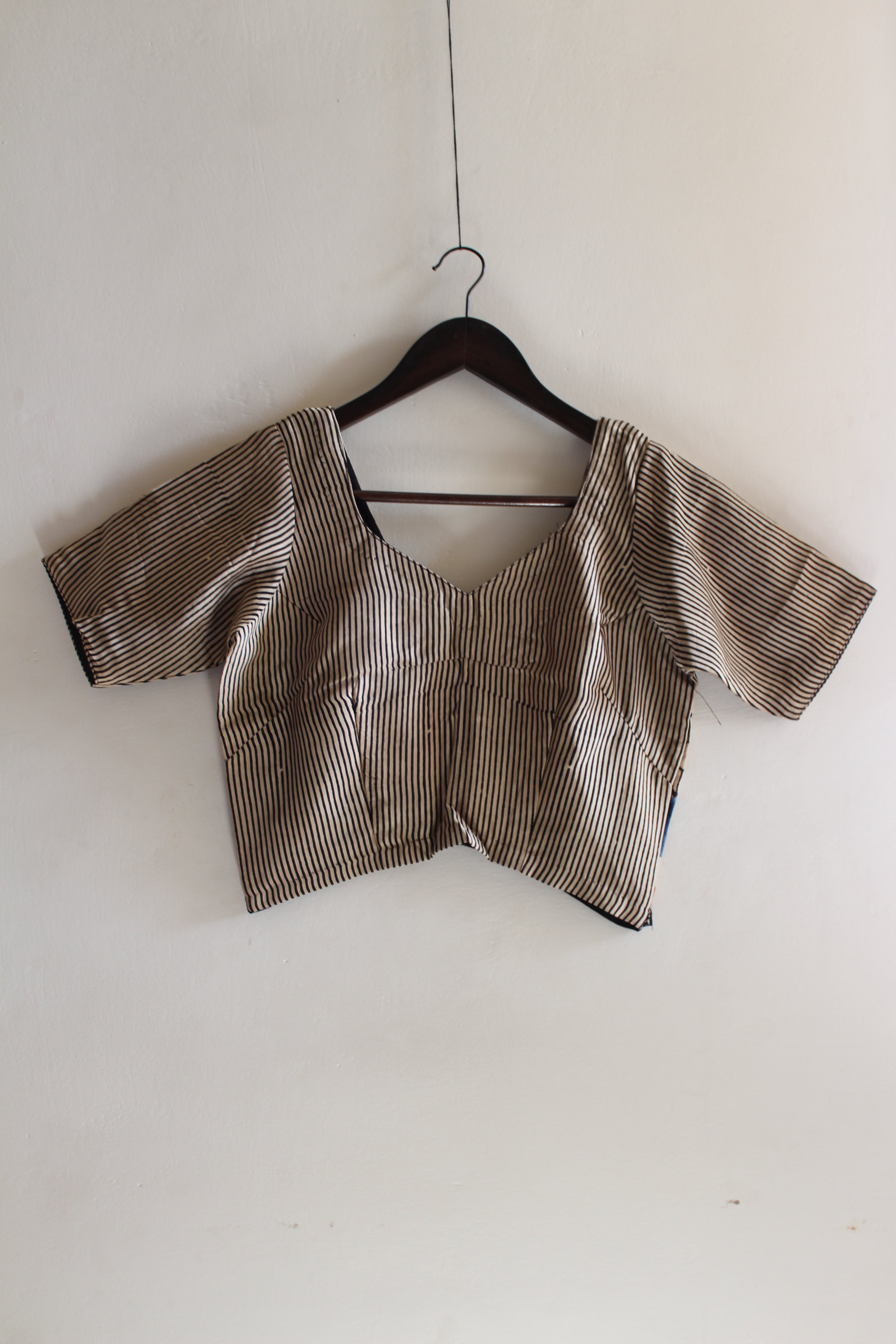 Love Triangle : MODAL SILK AJRAKH BLOUSE – MYPOSHAAKH
